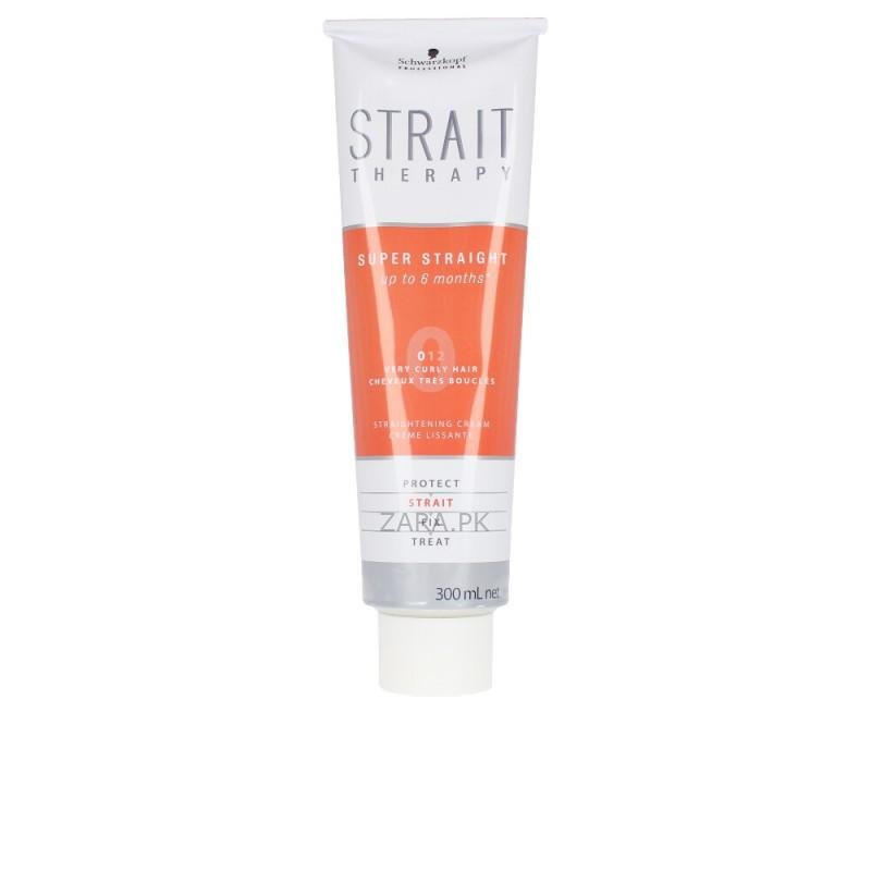 Schwarzkopf Strait Therapy Straightening 300ml Cream 0 number - Zara.pk